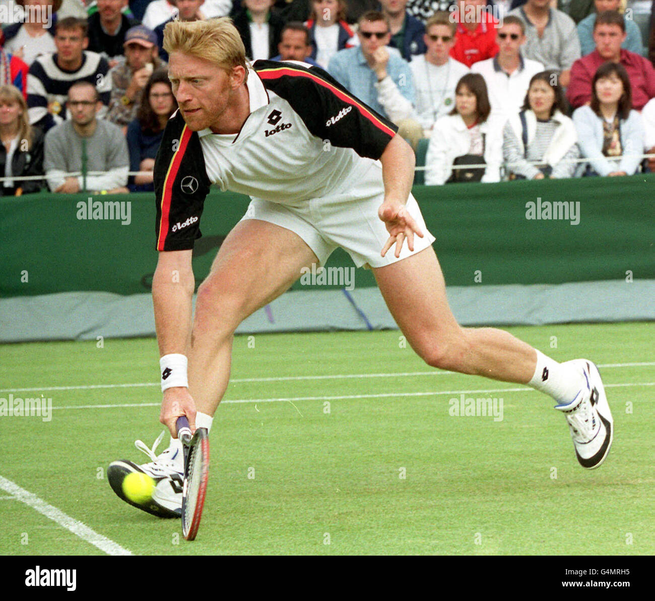 TENNIS Wimbledon Becker 9 Stock Photo - Alamy