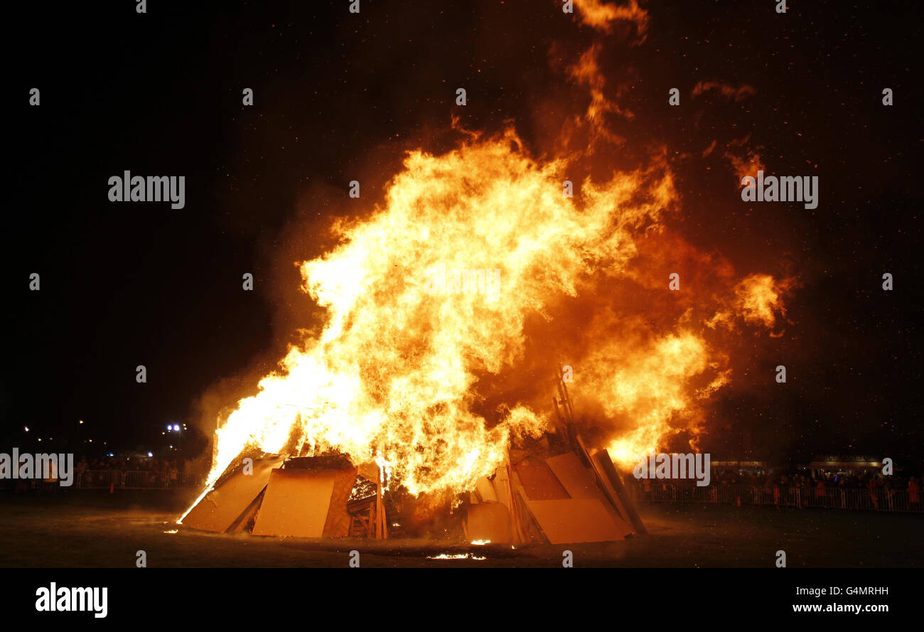 The Southport Hesketh Round Table Bonfire at Victoria Park, Southport ...
