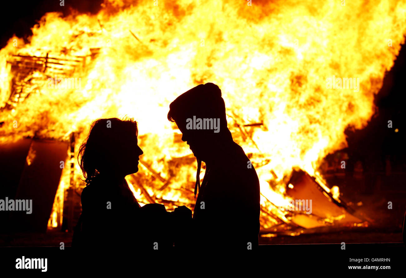 The Southport Hesketh Round Table Bonfire at Victoria Park, Southport ...