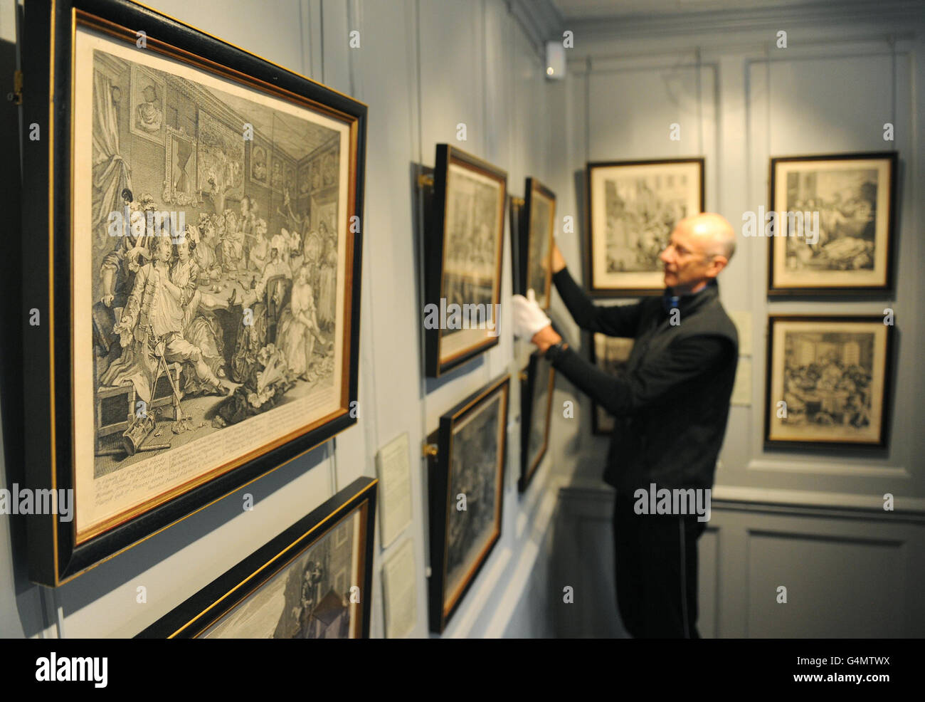 Hogarth's A Rake's Progress High Resolution Stock Photography and ...