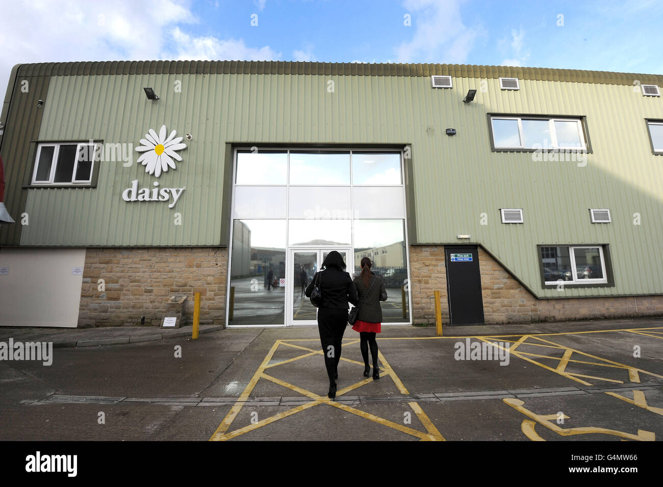 A general view of The Daisy Group headquarters in Nelson, Lancashire ...