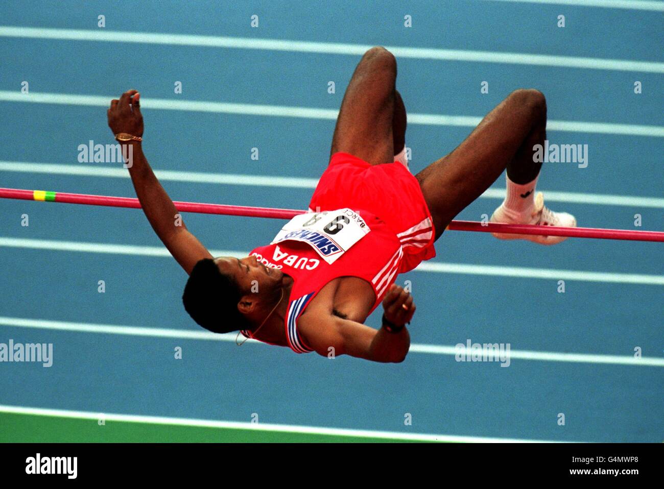 IAAF WORLD INDOOR ATHLETICS BARCELONA. HIGH JUMP: JAVIER SOTOMAYOR ...