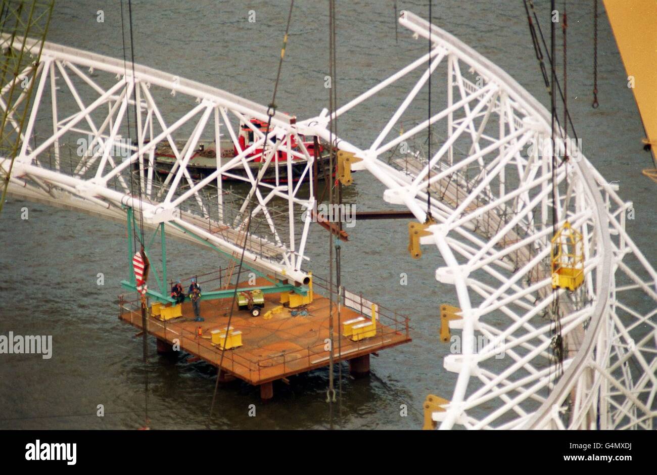 MILLENNIUM Wheel/Final rim Stock Photo - Alamy