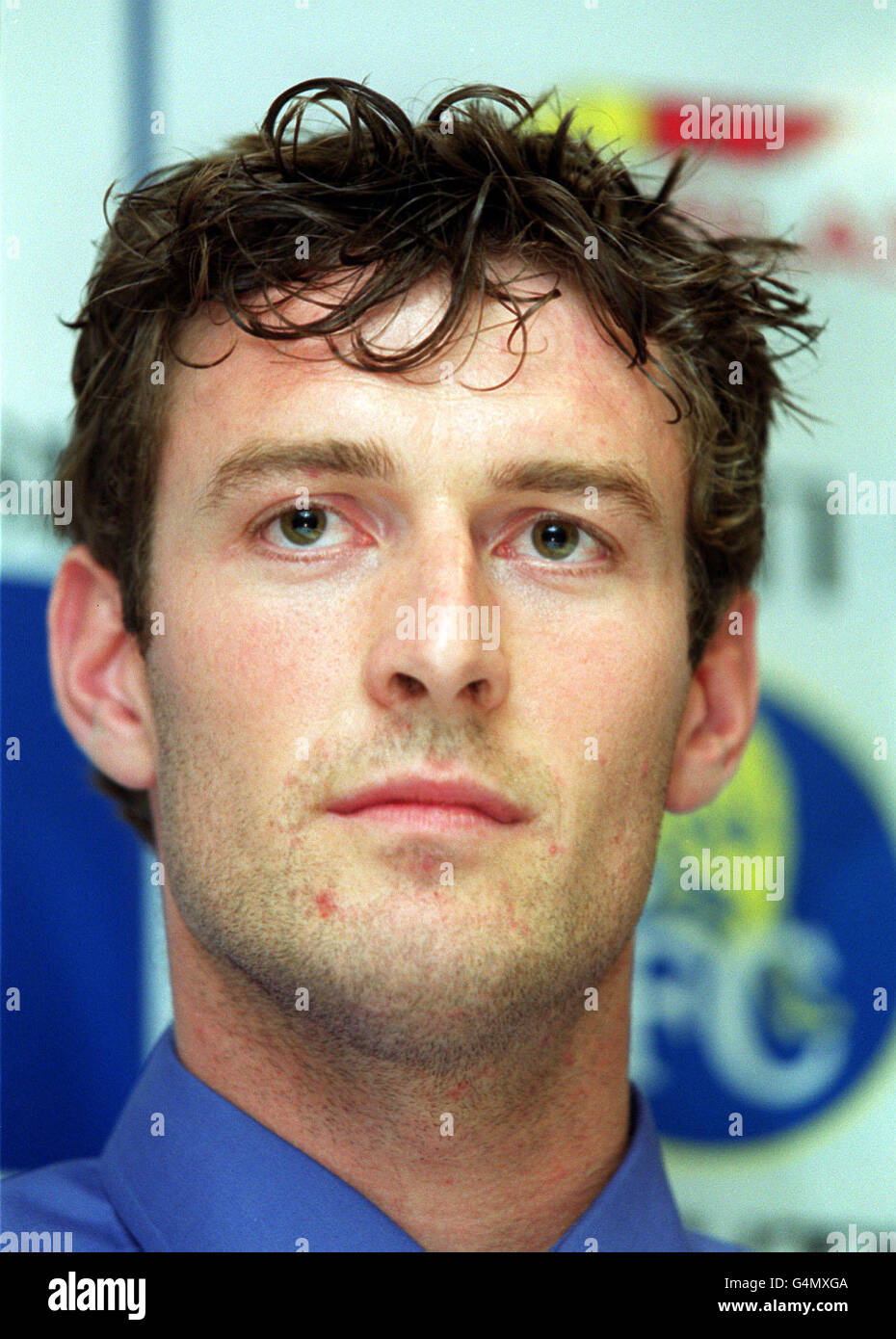 Former Blackburn Rovers star Chris Sutton at a photocall at Chelsea ...
