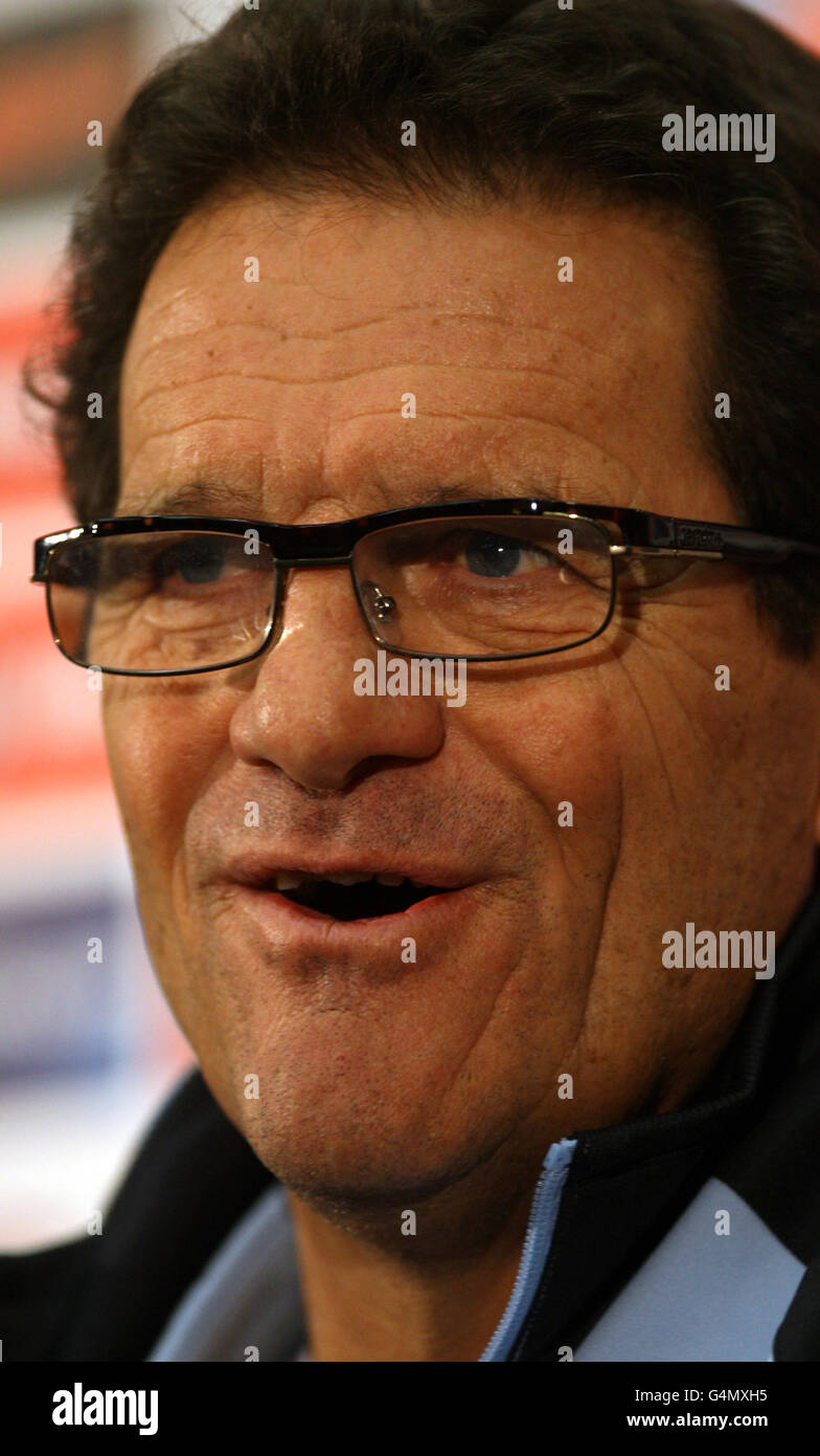 England manager fabio capello press conference wembley stadium hi-res ...
