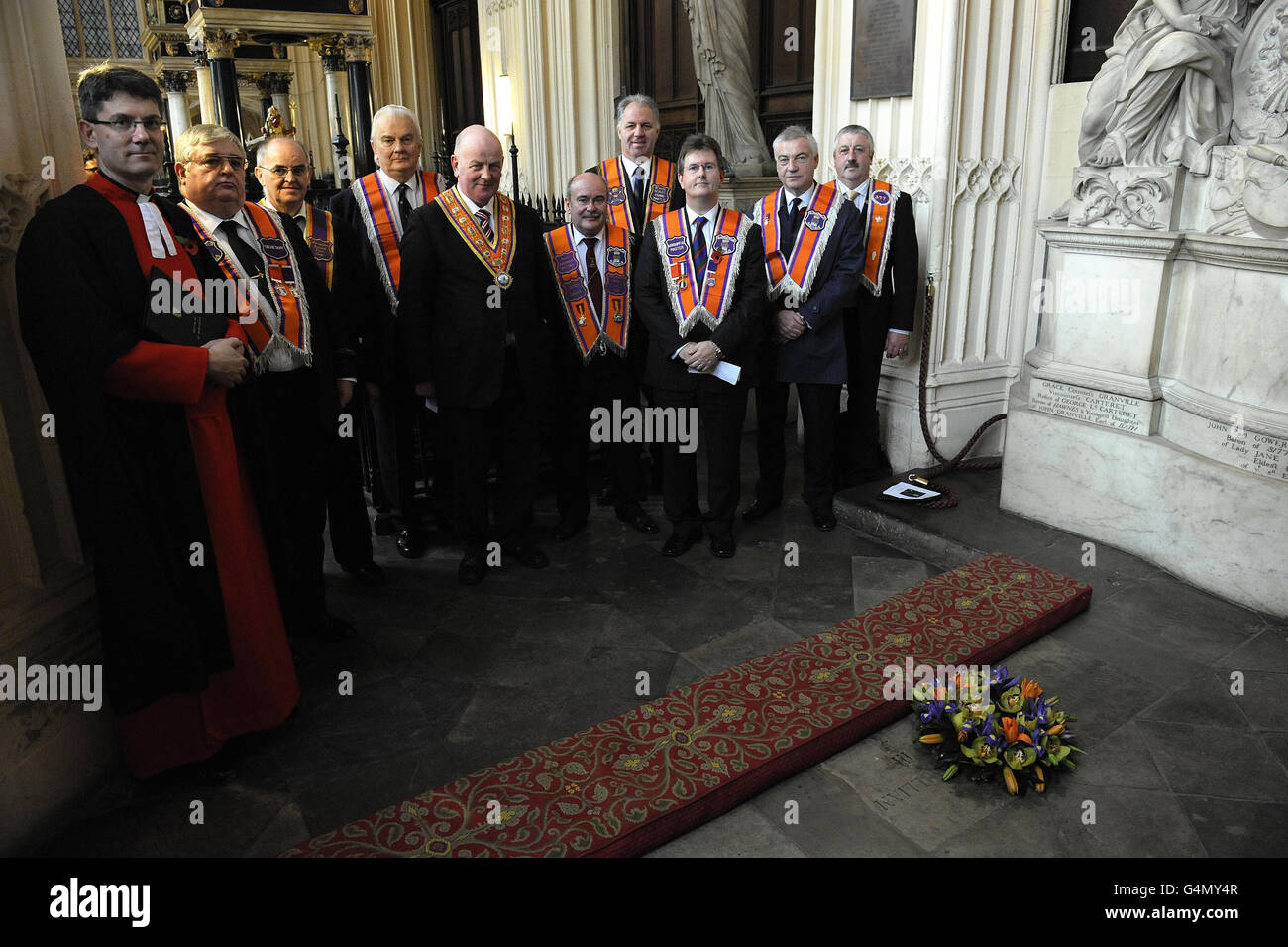 Reverend Andrew Tremlett (left), Canon of Westminster and Rector of St ...