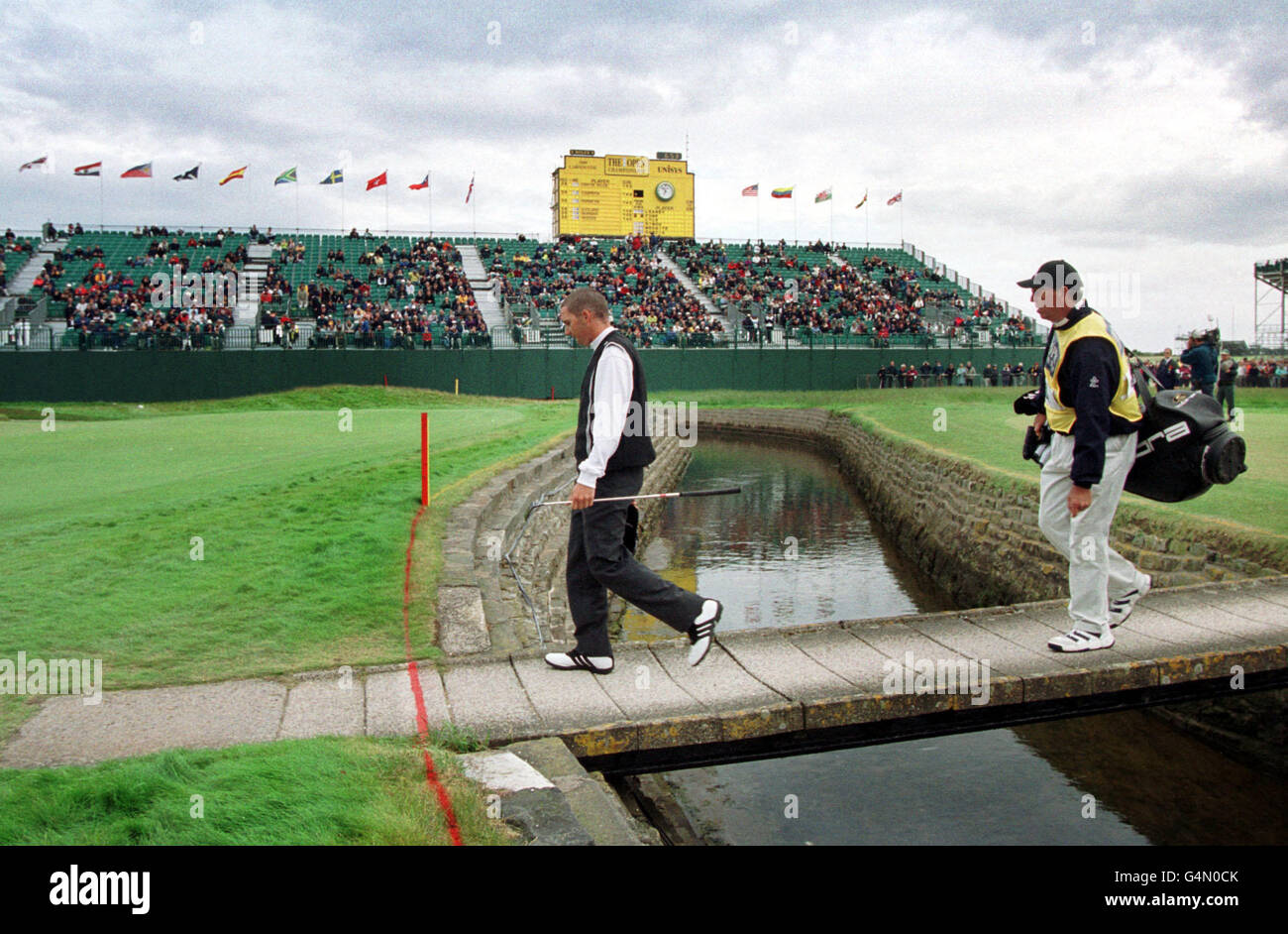 OPEN GOLF/Garcia exit Stock Photo - Alamy