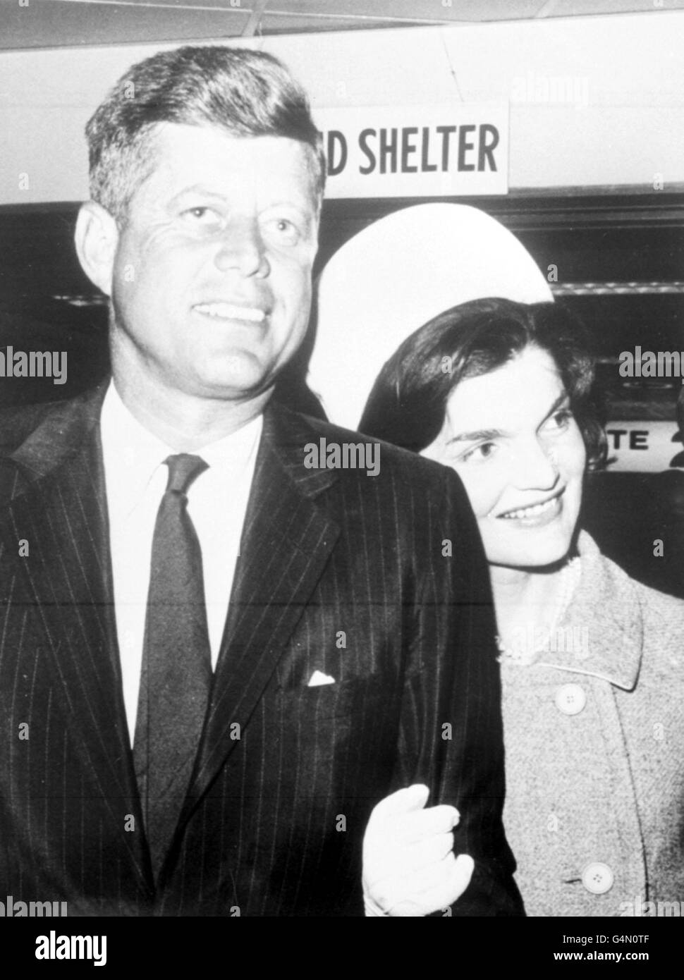 John kennedy jackie in Black and White Stock Photos & Images - Alamy