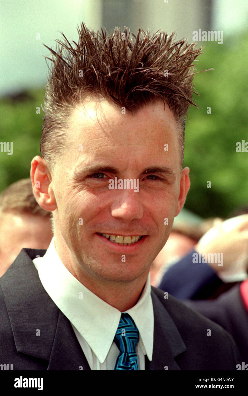 Chef Gary Rhodes at a garden party hosted by the Duke of Edinburgh at ...