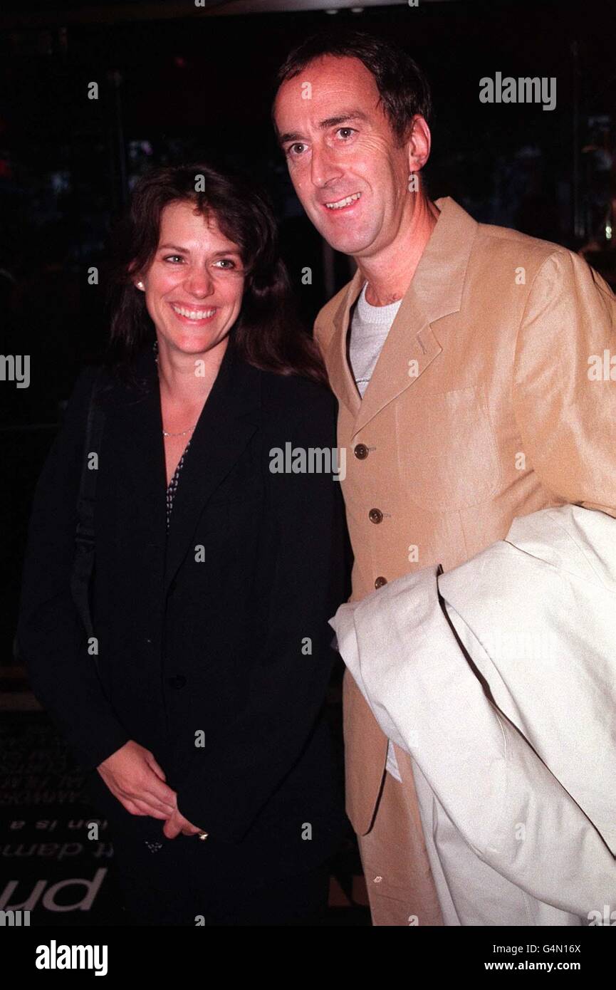 Angus Deayton and Lise Mayer at the Empire Leicester Square for the UK ...