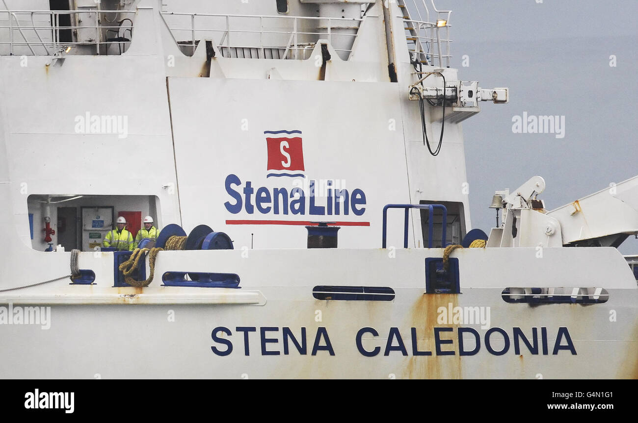 Stranraer port set to close Stock Photo - Alamy