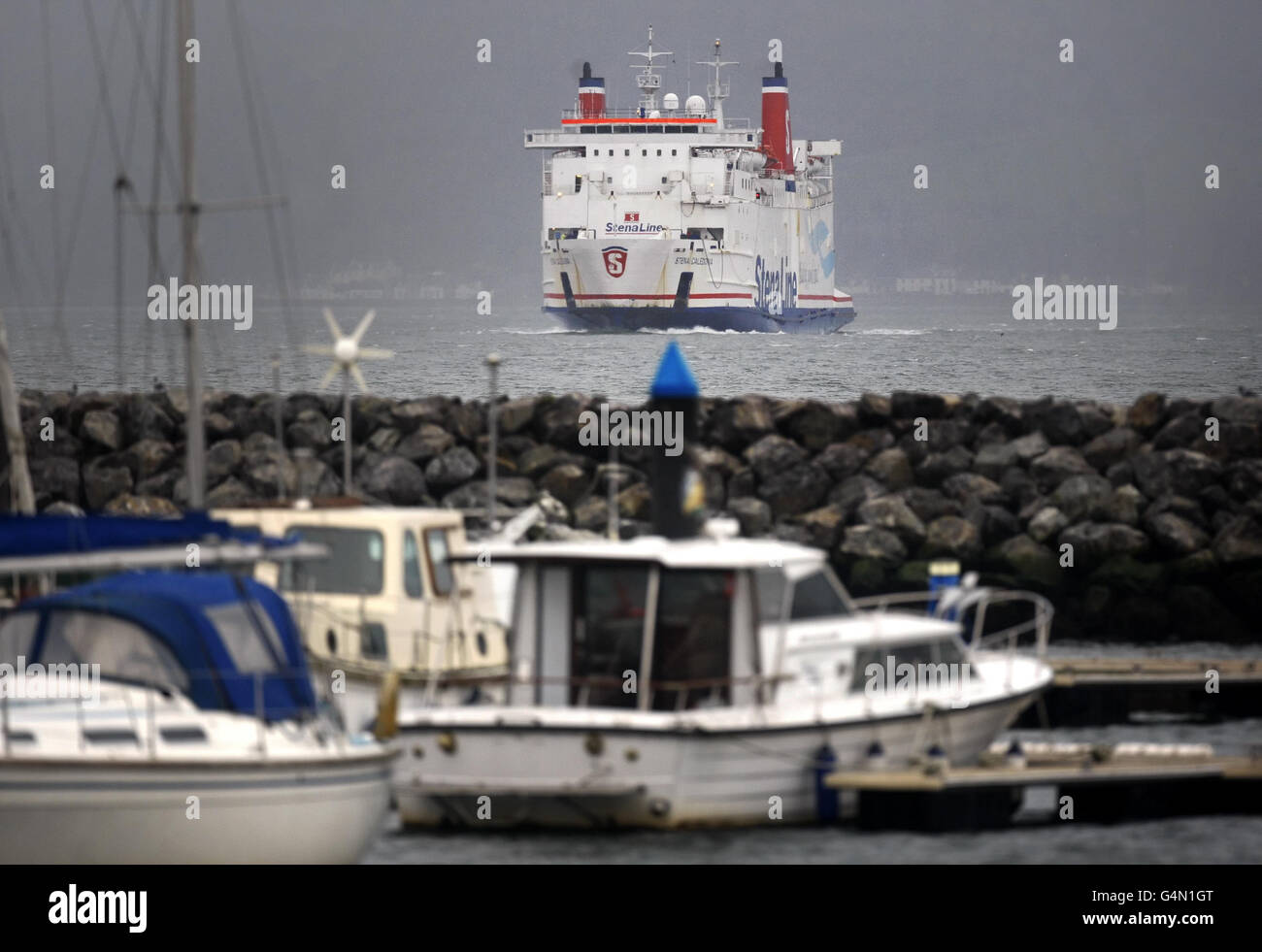 Stranraer port set to close Stock Photo - Alamy