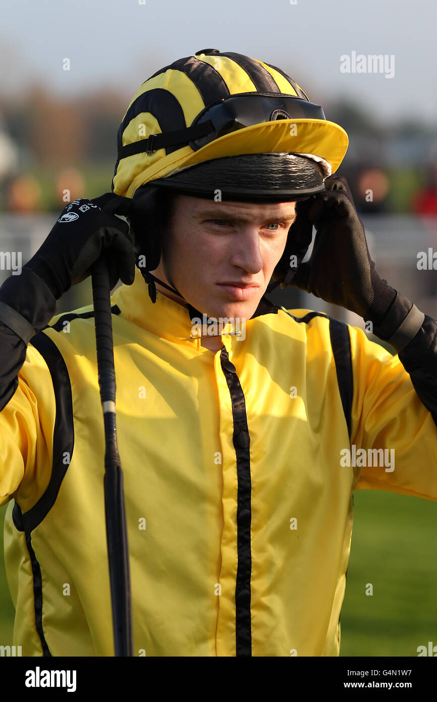 Jockey Lee Horner prior to his ride on Captain Hastings in the PHS ...