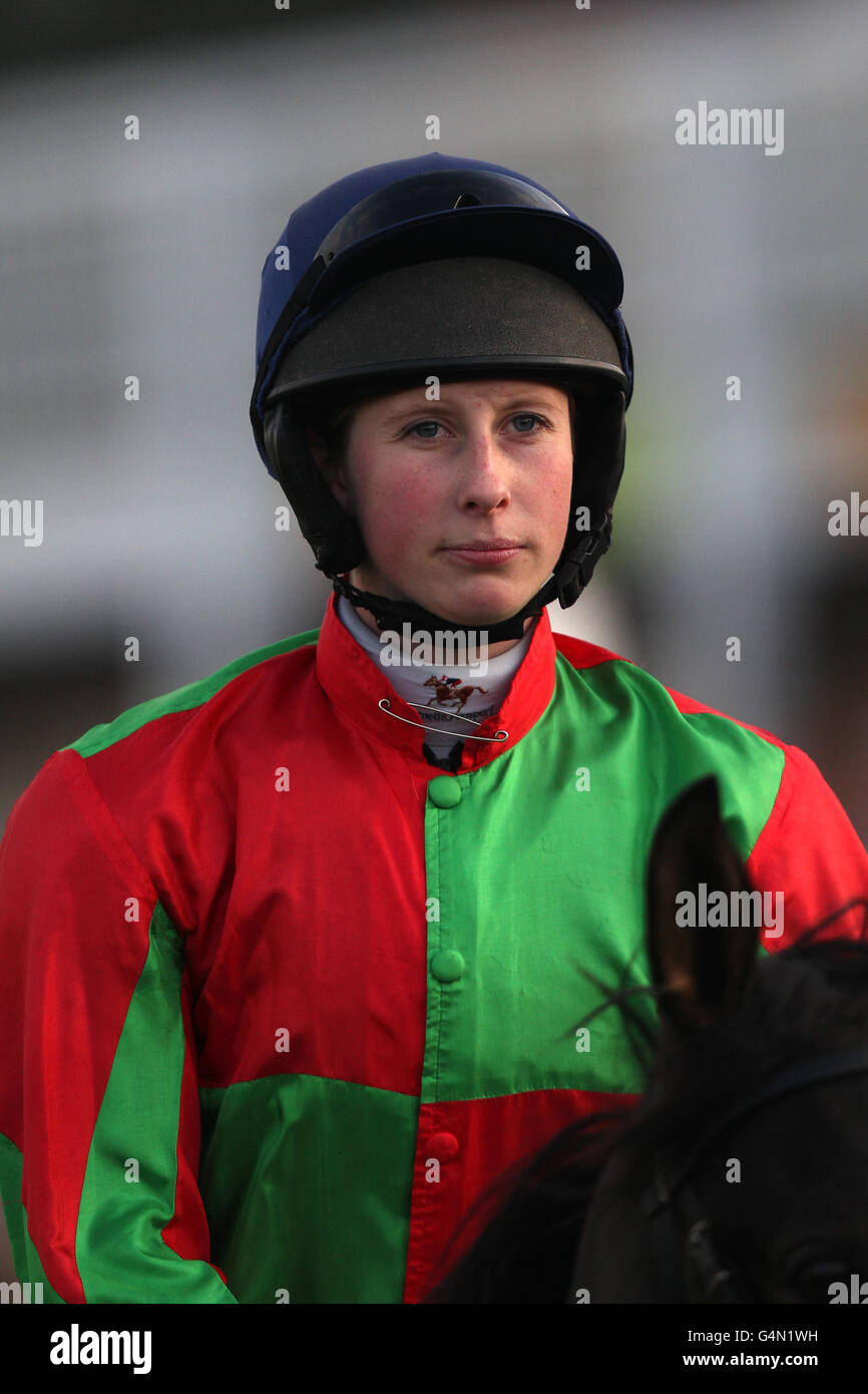 Horse Racing - Market Rasen Racecourse. Jockey Miss Alice Mills on ...