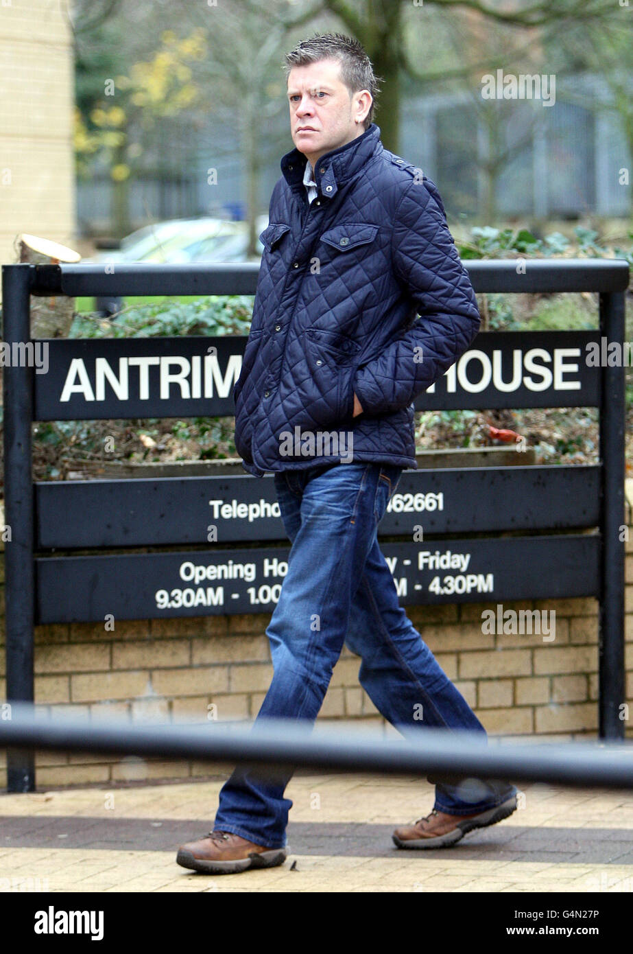 Brian shivers denies charges murder attempted murder hi-res stock ...