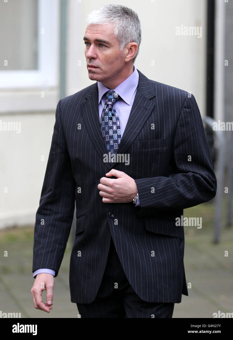 Peter McColgan at Arbroath Sheriff court where Athlete Liz McColgan is ...
