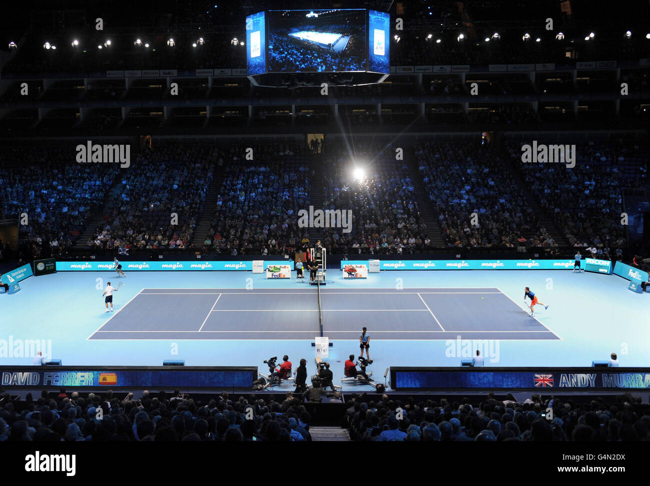 Tennis - Barclays ATP World Tennis Tour Finals - Day Two - The O2 Arena ...