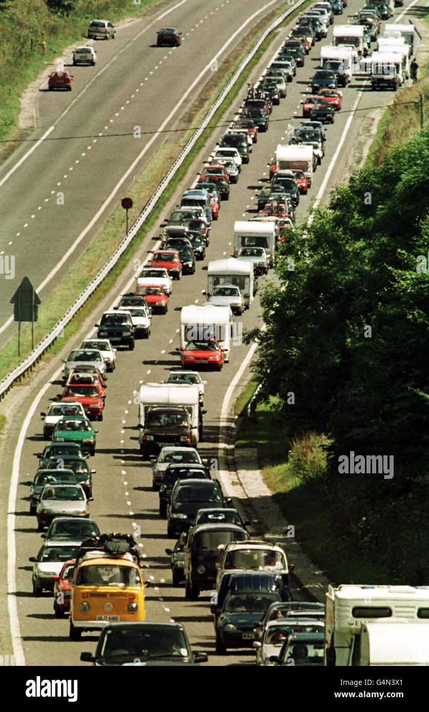 Traffic a30 cornwall hi-res stock photography and images - Alamy