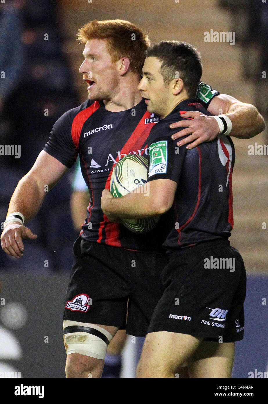 Rugby Union - Heineken Cup - Pool 2 - Edinburgh Rugby v Racing Metro ...