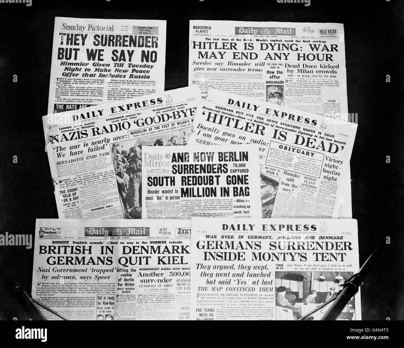 World war one newspapers uk hi-res stock photography and images - Alamy