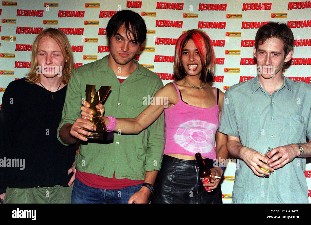 Members of the band Cay at the Kerrang music awards ceremony at the ...