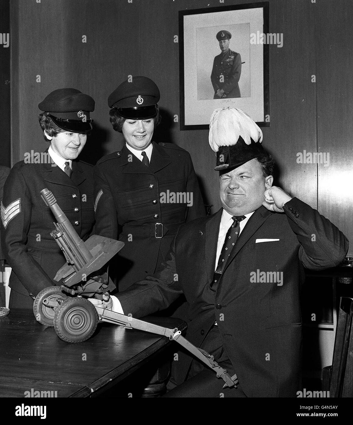 Goon' Harry Secombe, chairman of the Artistes' Branch of the Royal ...