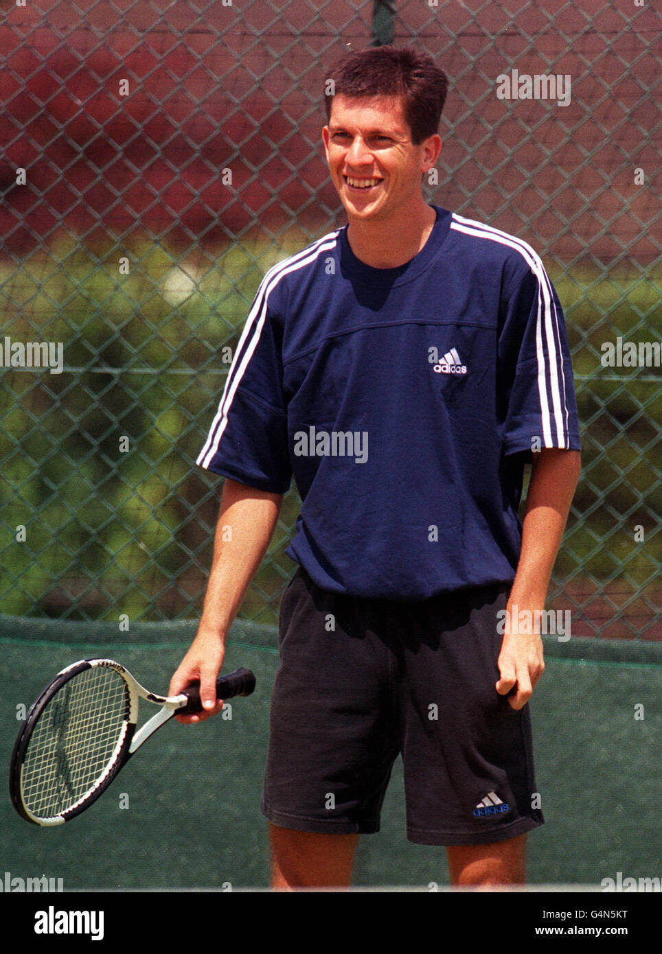 Sport tennis smiling tim henman hi-res stock photography and images - Alamy