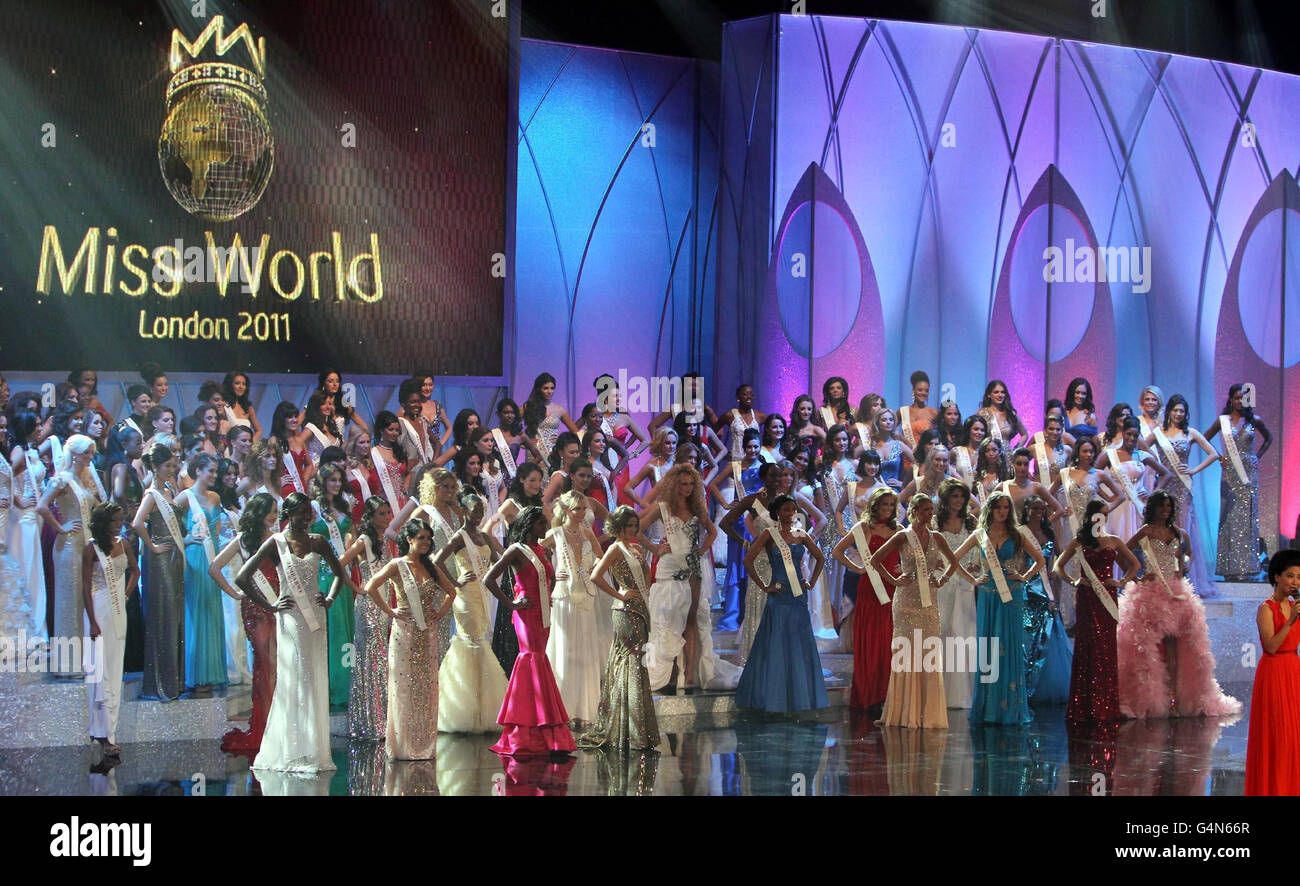 The miss world final in london hi-res stock photography and images - Alamy