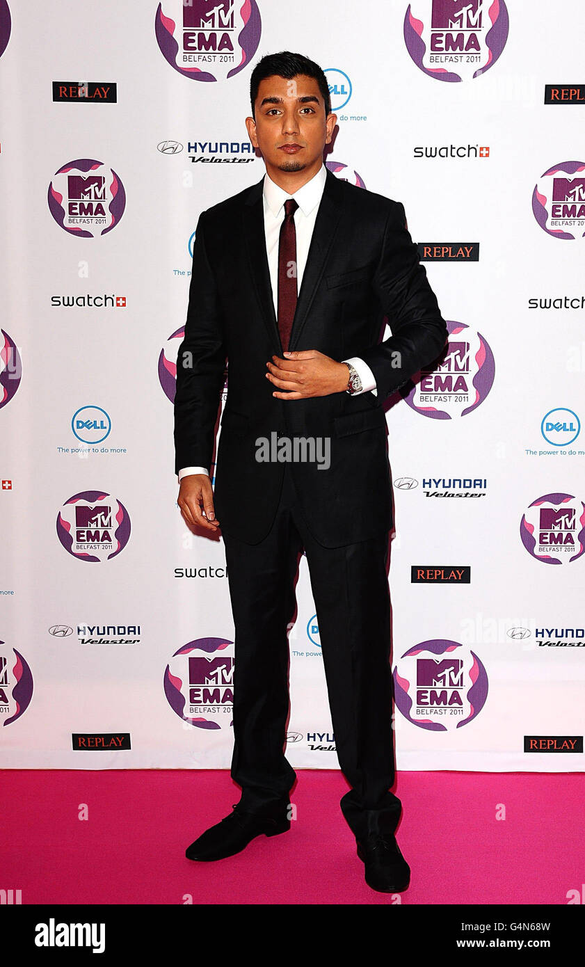 MTV Europe Music Awards 2011 - Arrivals - Belfast. Tim Kash arriving ...