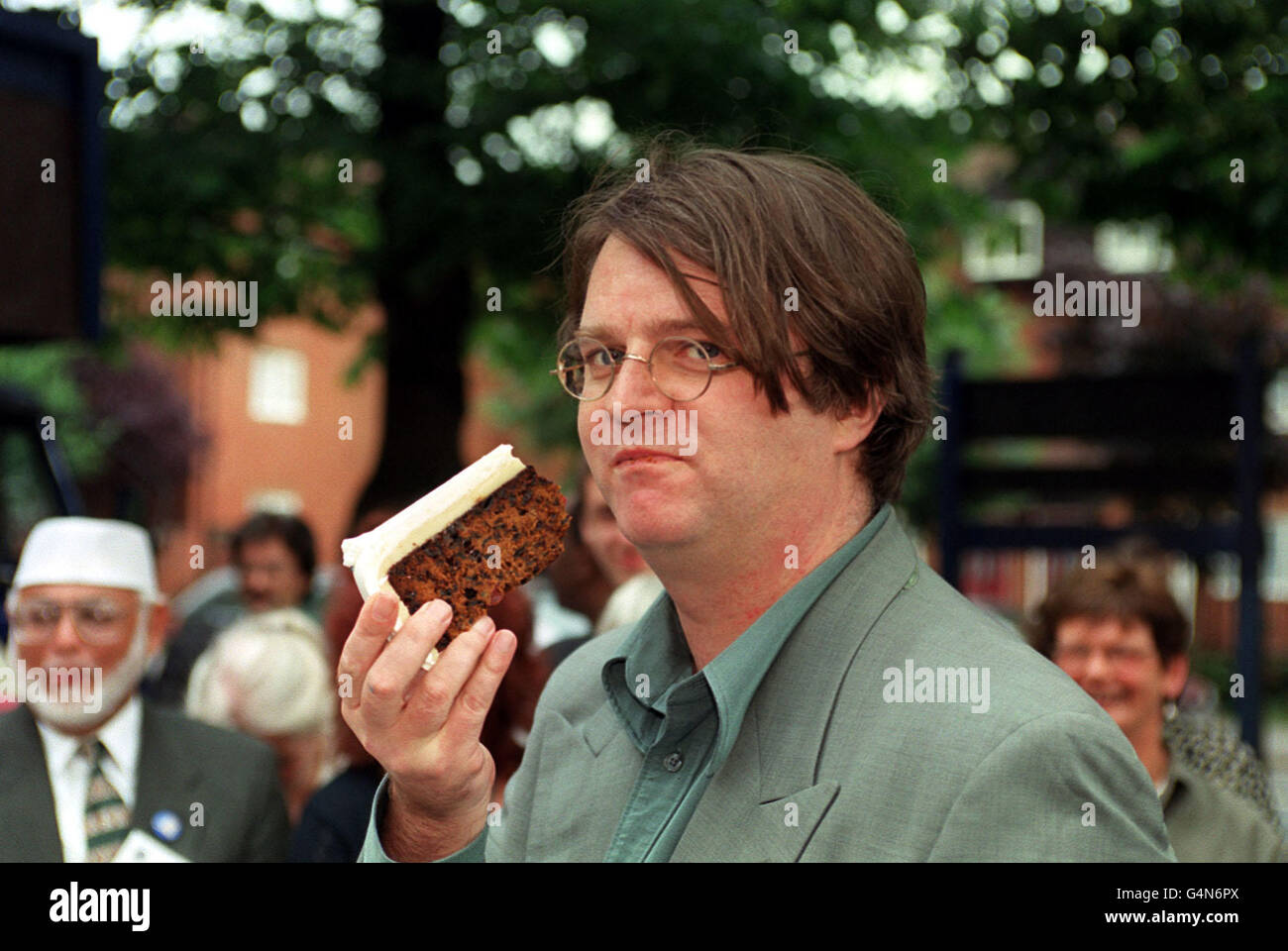 Comedian Paul Merton helps mark the 60th anniversary of the Mitcham ...