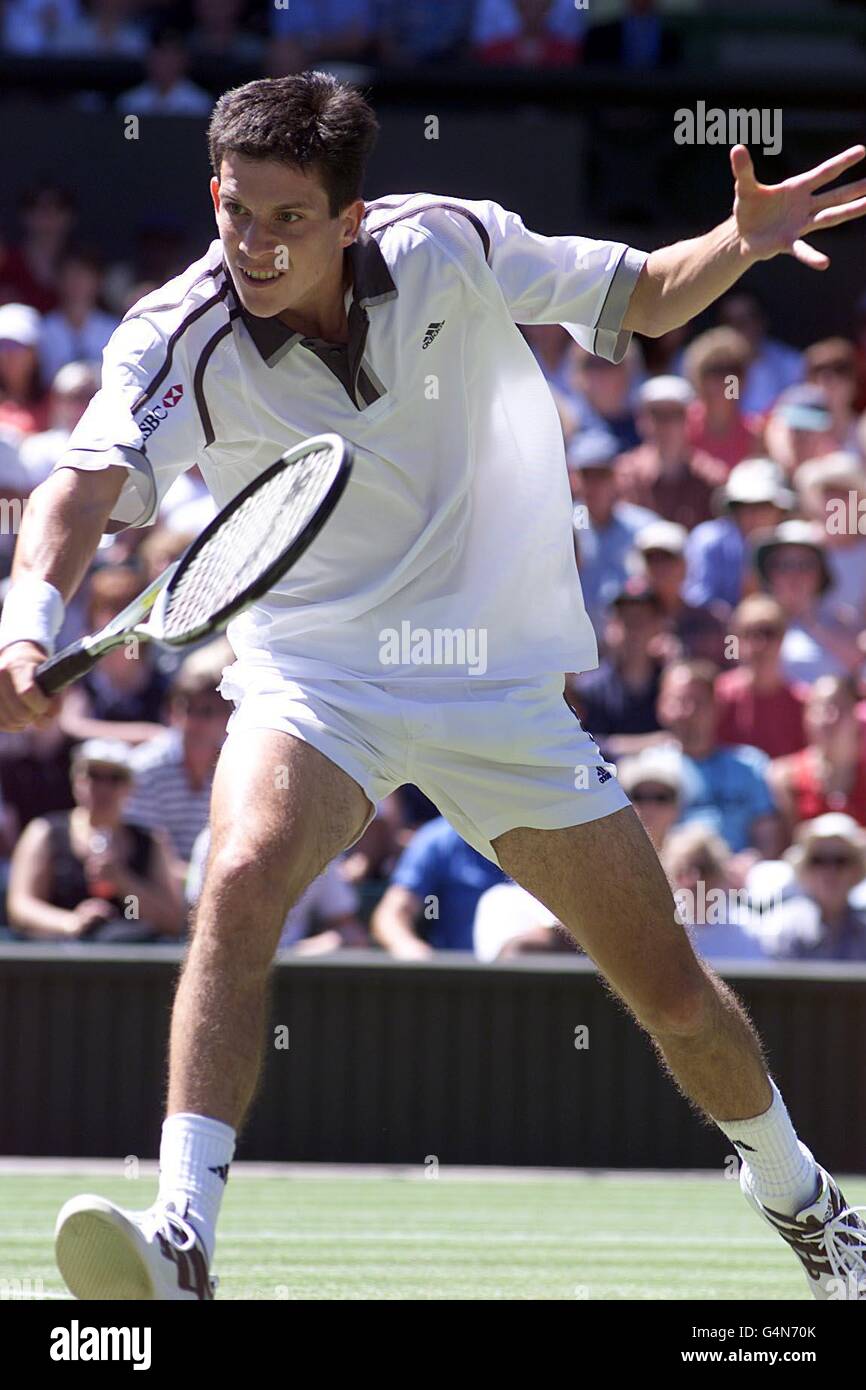TENNIS Wimbledon Henman 3. No Commercial Use. Britain's Tim Henman in ...