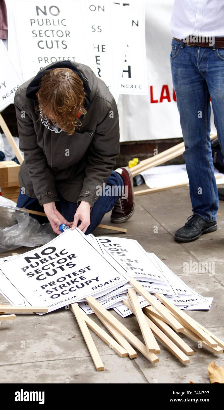 Student fees protest hi-res stock photography and images - Alamy