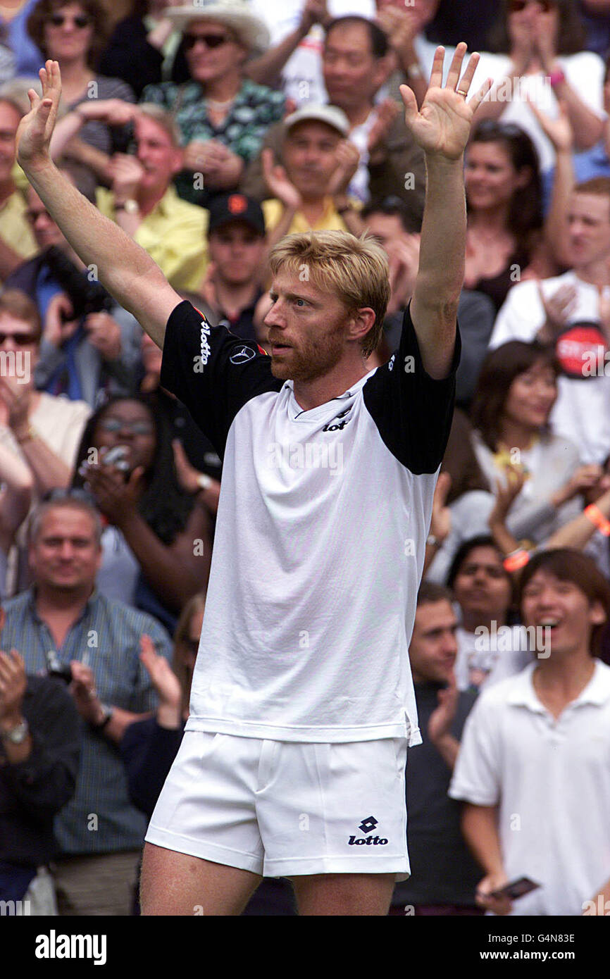 Boris becker wimbledon centre court hi-res stock photography and images ...