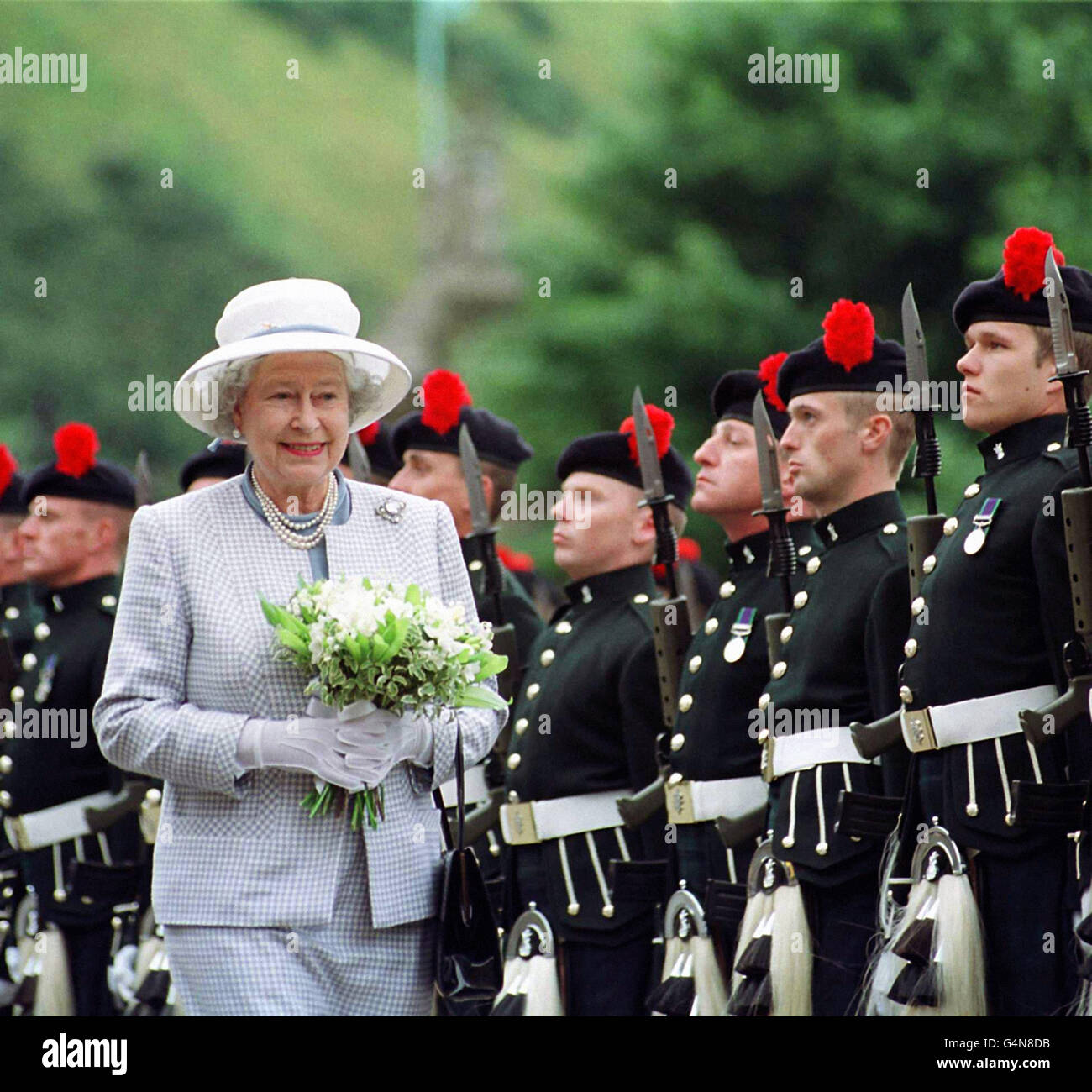 Scotland Queen/Black Watch Stock Photo - Alamy