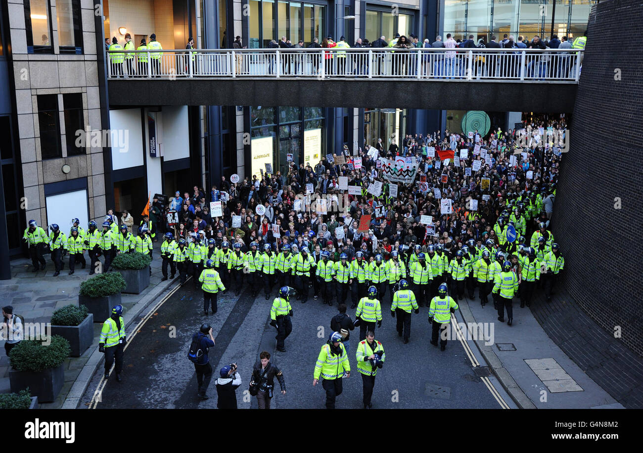 Student fees protest Stock Photo - Alamy