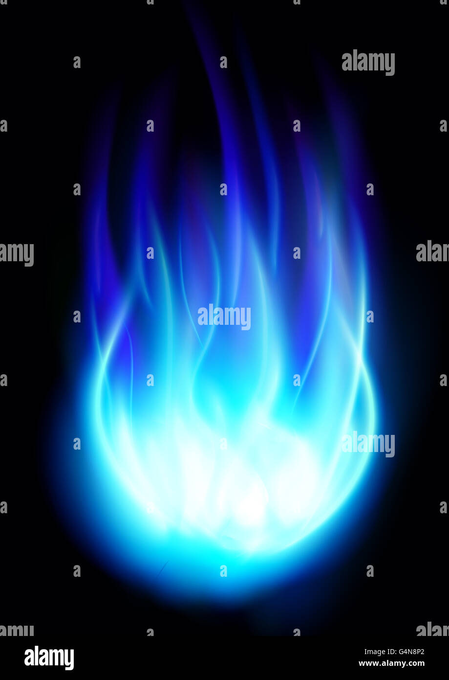 Blue flame pattern hi-res stock photography and images - Alamy