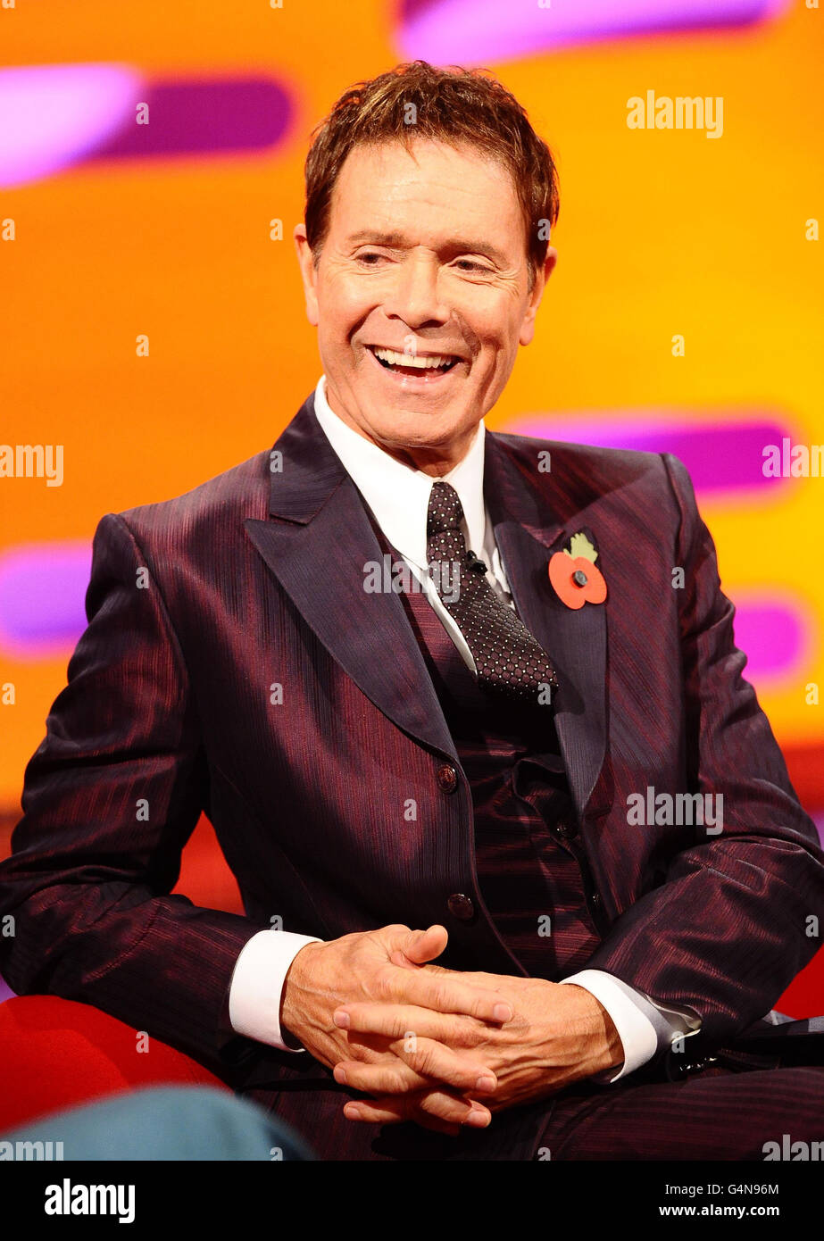 Sir Cliff Richard during the filming of the Graham Norton Show at The ...