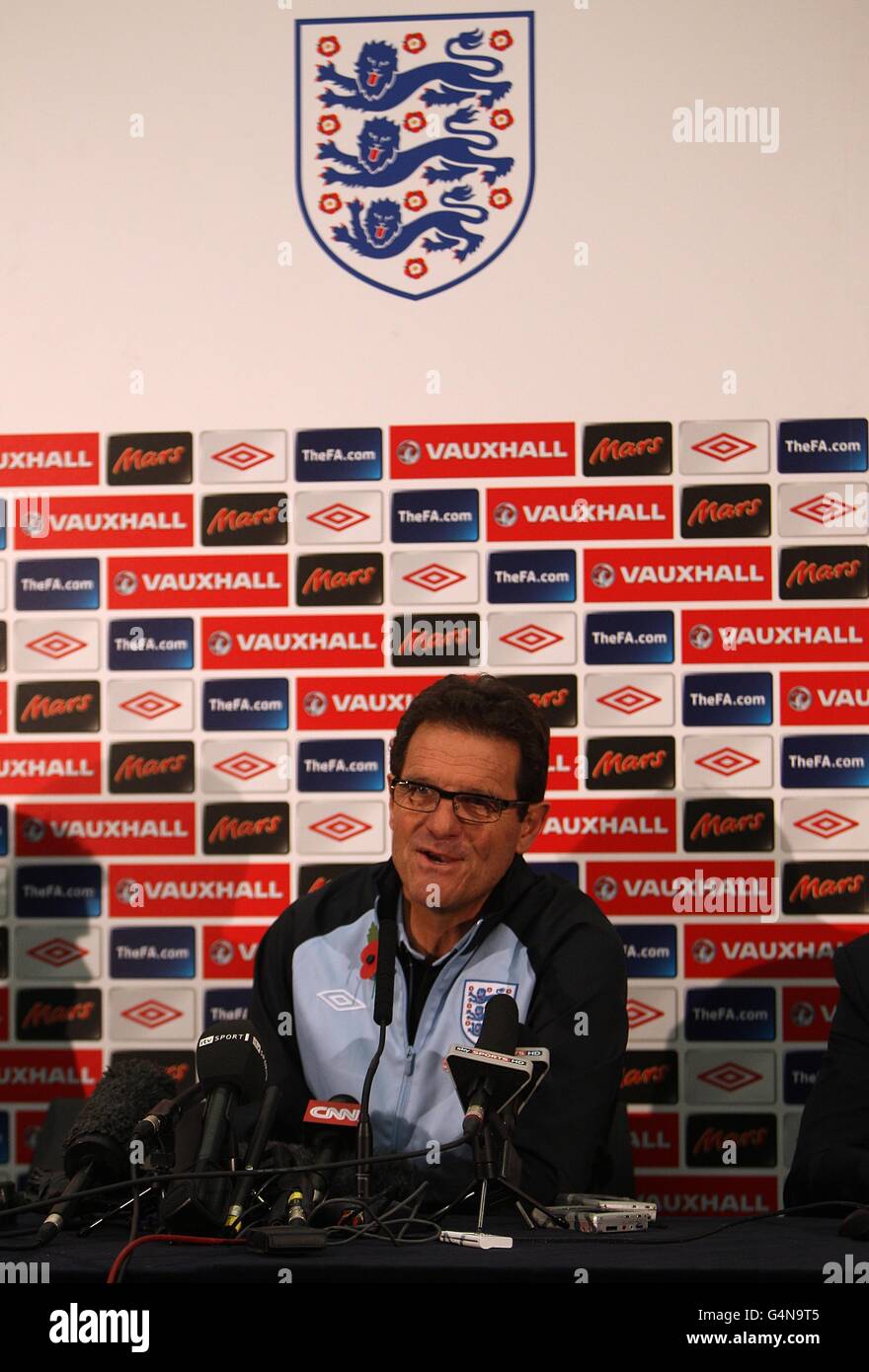 England manager fabio capello press conference wembley stadium hi-res ...
