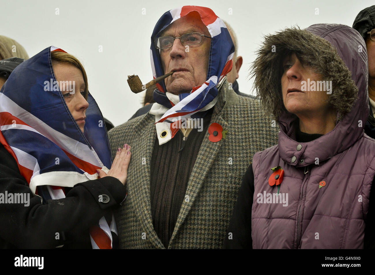 John Elliott, 83, from Norfolk with his daughter Jan Lee (right) and ...