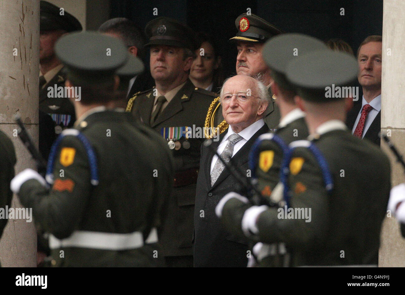 Higgins sworn in as Irish President Stock Photo - Alamy