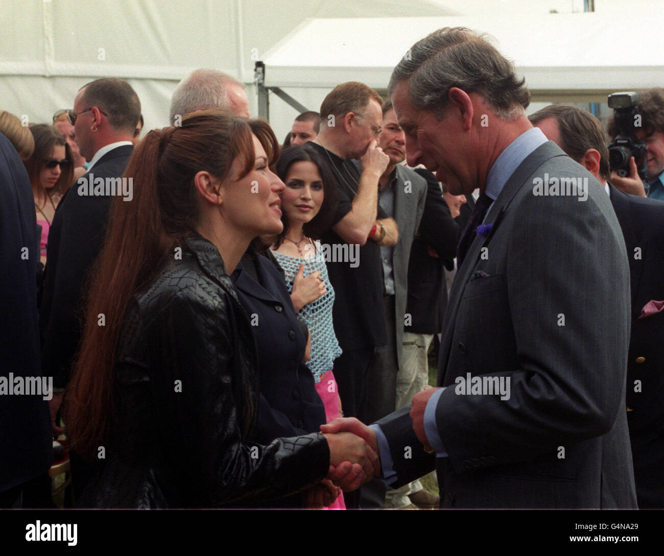 Party/Charles & Shania Twain Stock Photo - Alamy