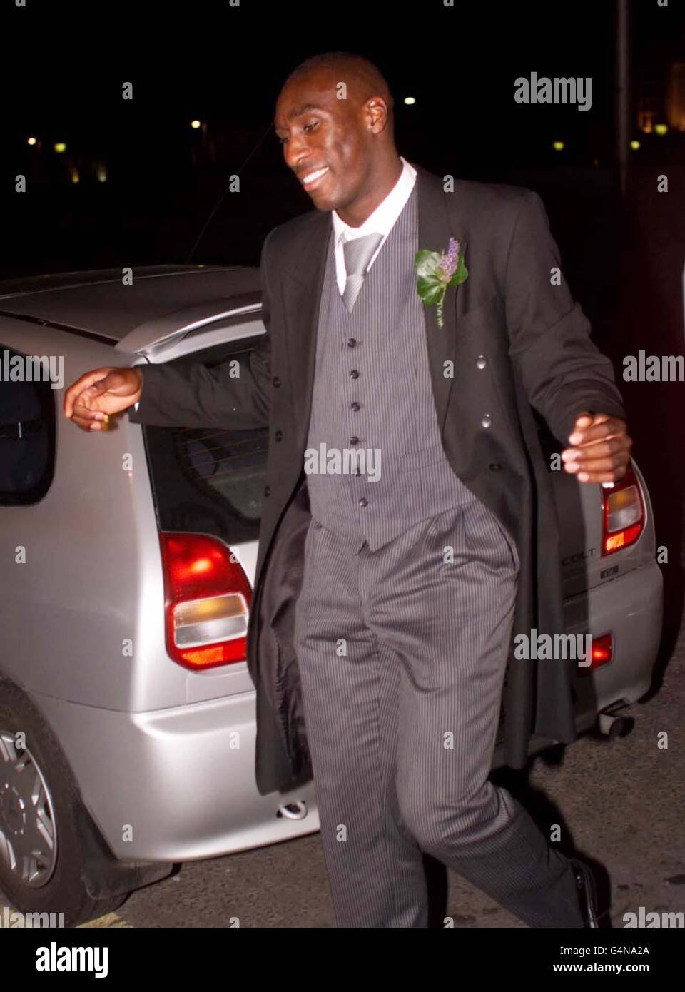 3 4 three quarter length portrait sport football suit hi-res stock ...