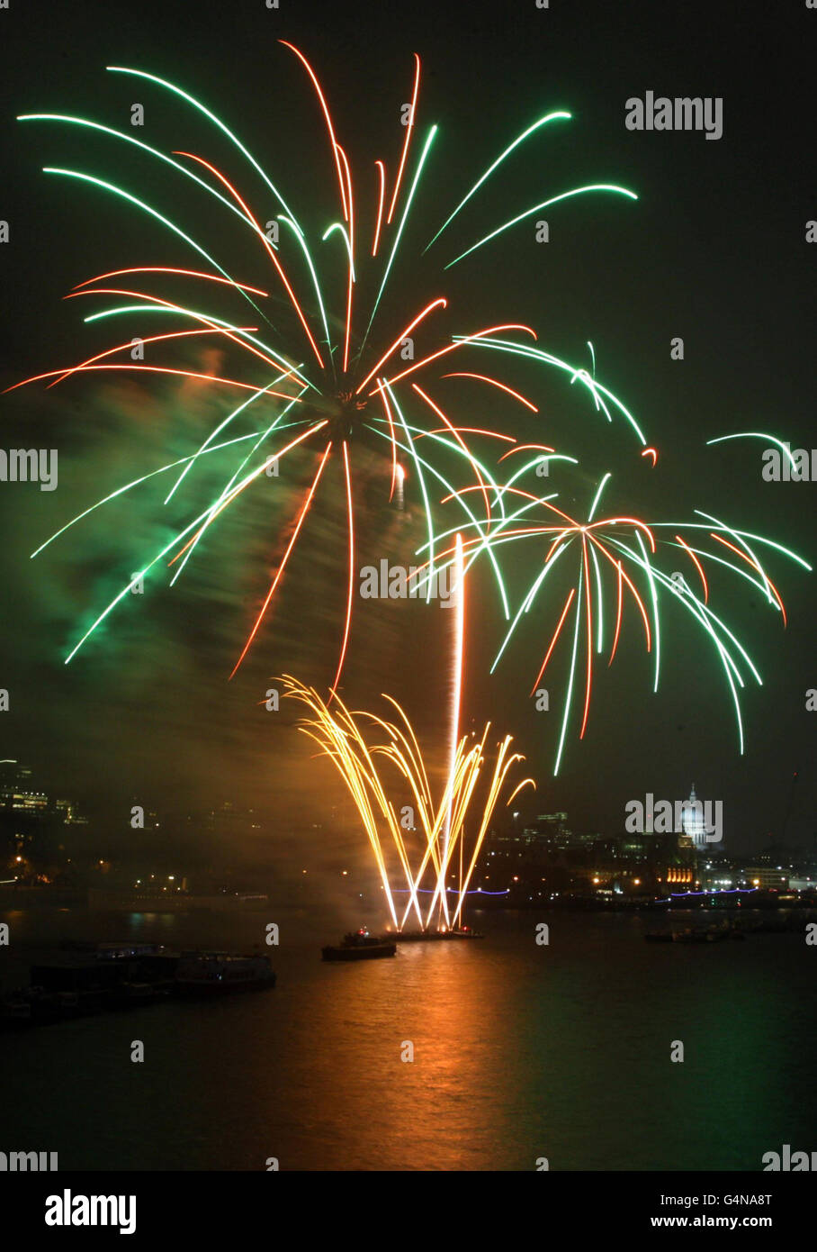 Lord mayor show fireworks hi-res stock photography and images - Alamy