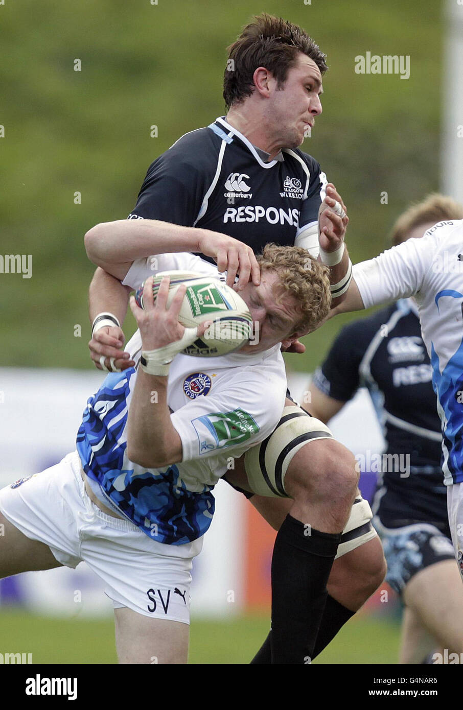 Glasgow warriors ryan wilson during the heineken cup hi-res stock ...