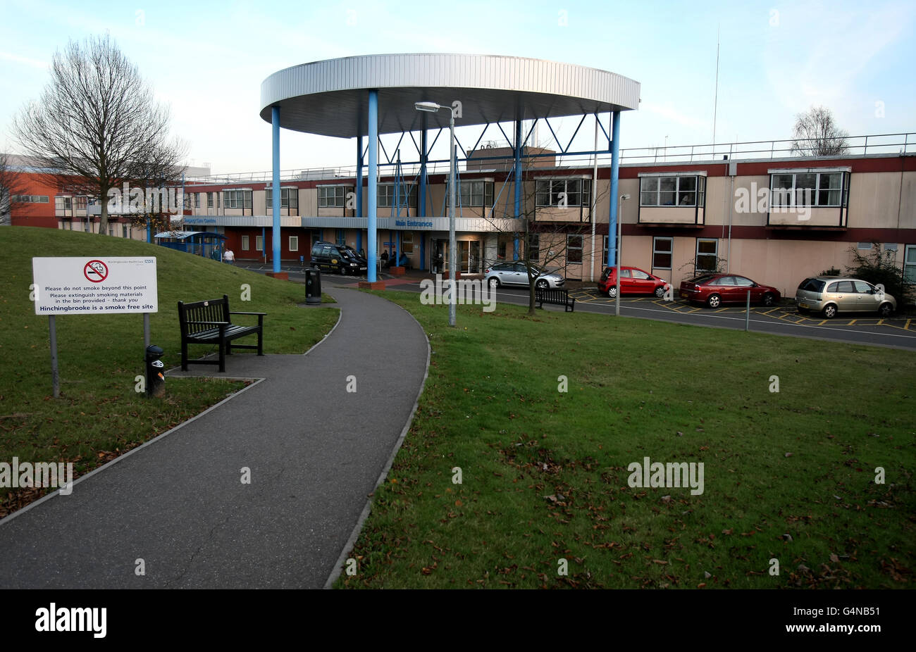 General view of Hinchingbrooke Hospital, in Huntingdon, Cambridgeshire ...
