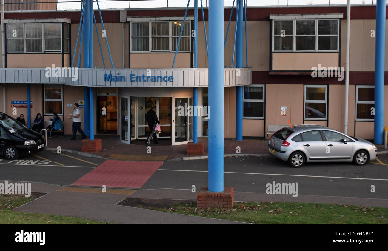 General view of Hinchingbrooke Hospital, in Huntingdon, Cambridgeshire ...