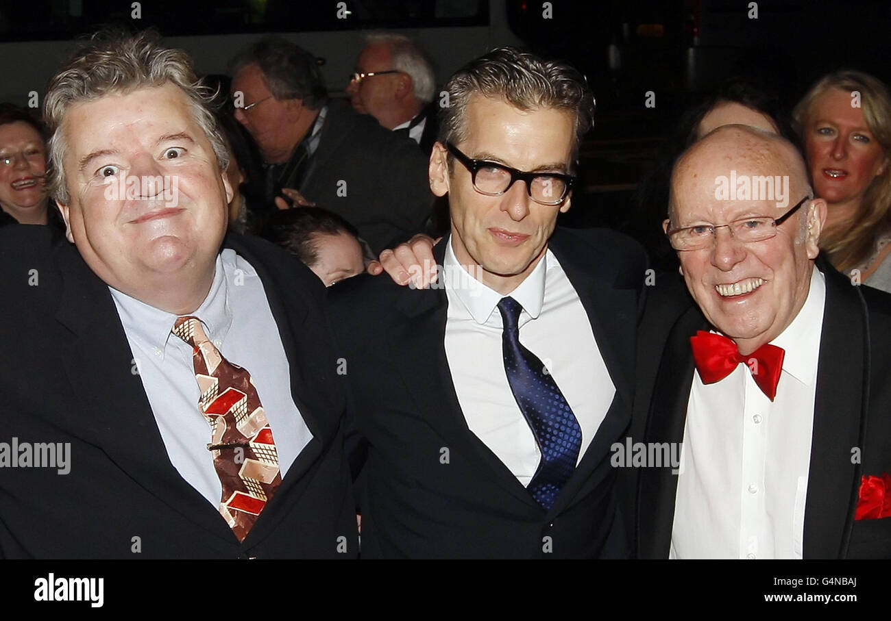(Left to right) Robbie Coltrane, Peter Capaldi and Richard Wilson ...