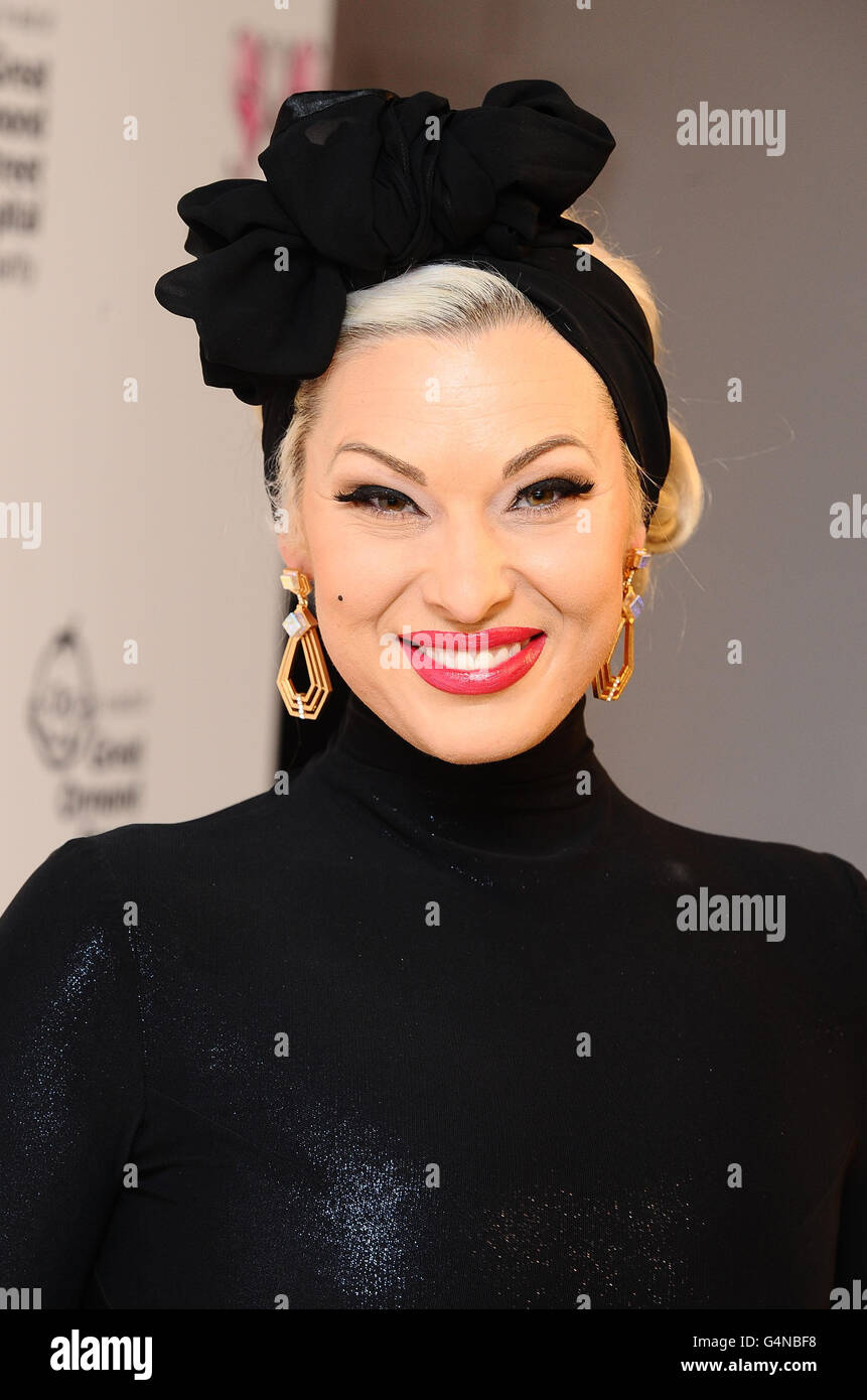 Immodesty Blaize arrives at Tamara Ecclestone's fundraising dinner ...