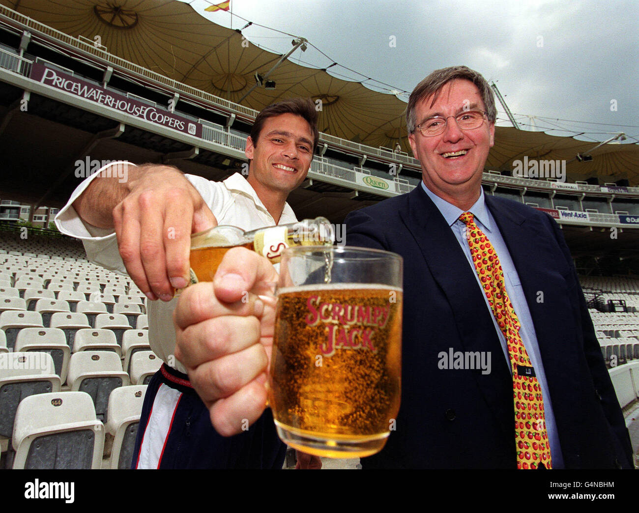 England and middlesex cricketer mark ramprakash left with mike hughes ...