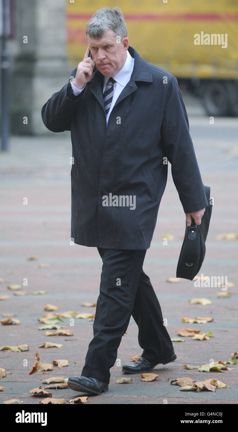 Football agent Ian Elliott arrives at Hull Crown Court, Hull Stock ...